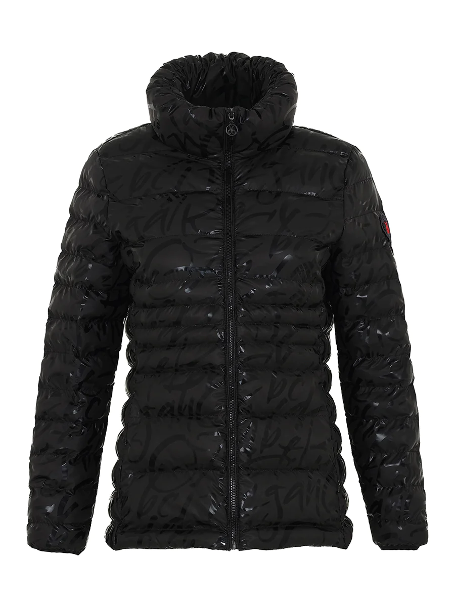 Abstract Print Puffer Jacket – Modella Lifestyle