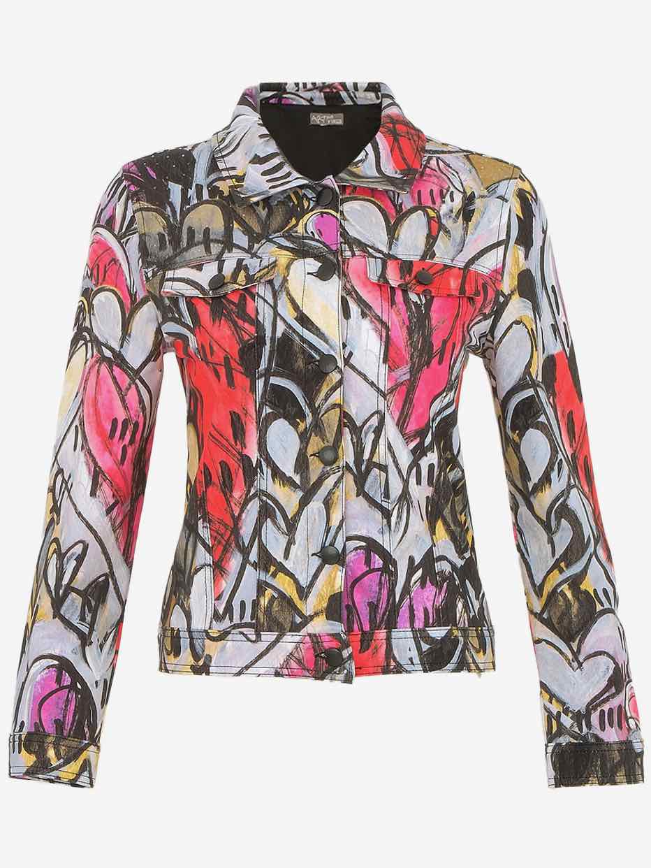 Plus Size Watermelon Heart "Jean" Jacket – Modella Lifestyle