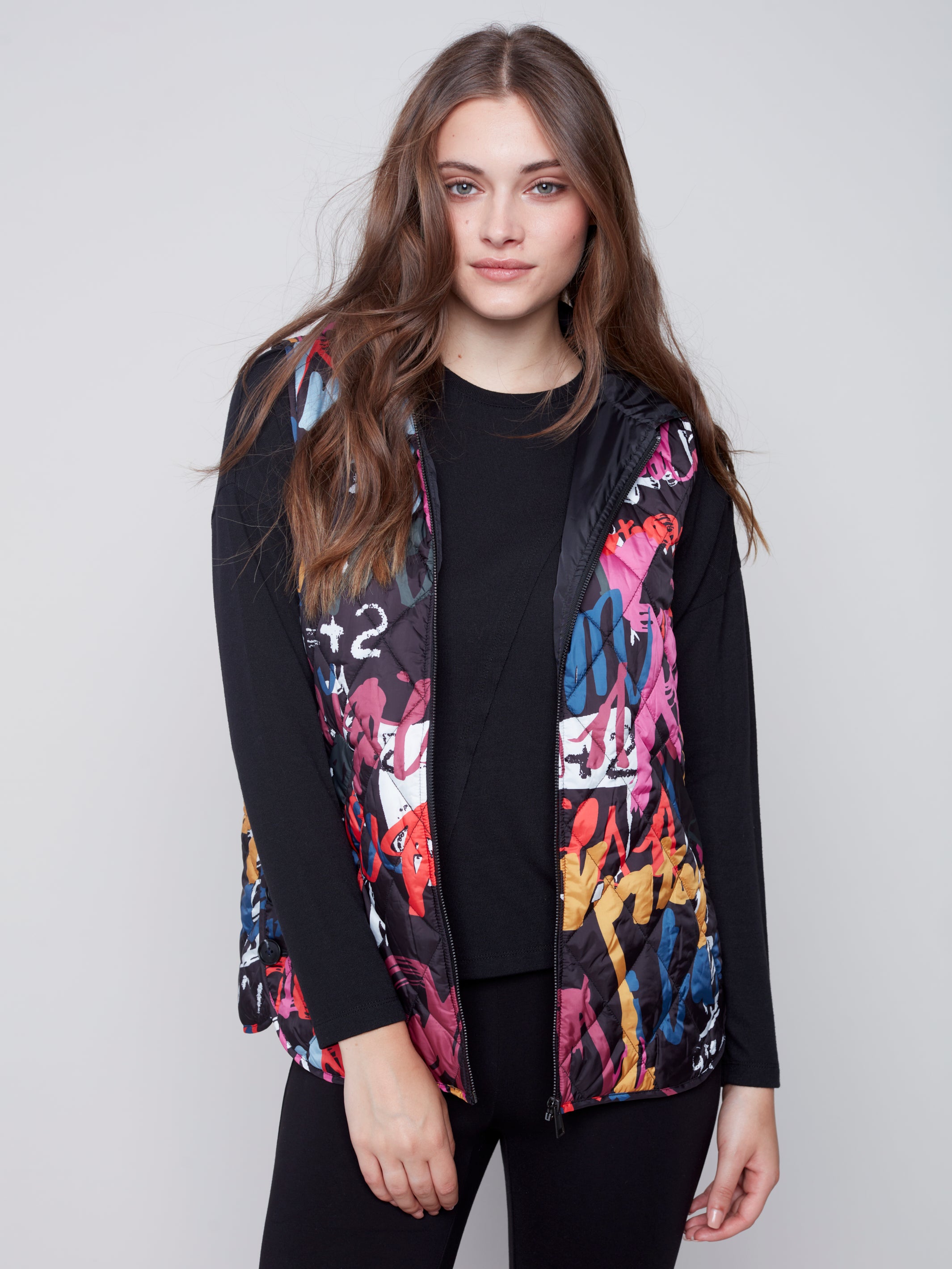 Hooded Quilted Puffer Vest – Modella Lifestyle