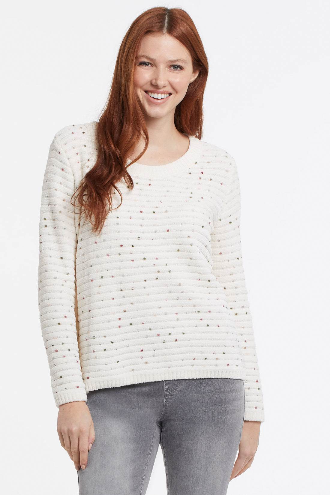 Speckled Stripe Soft Yarn Sweater – Modella Lifestyle