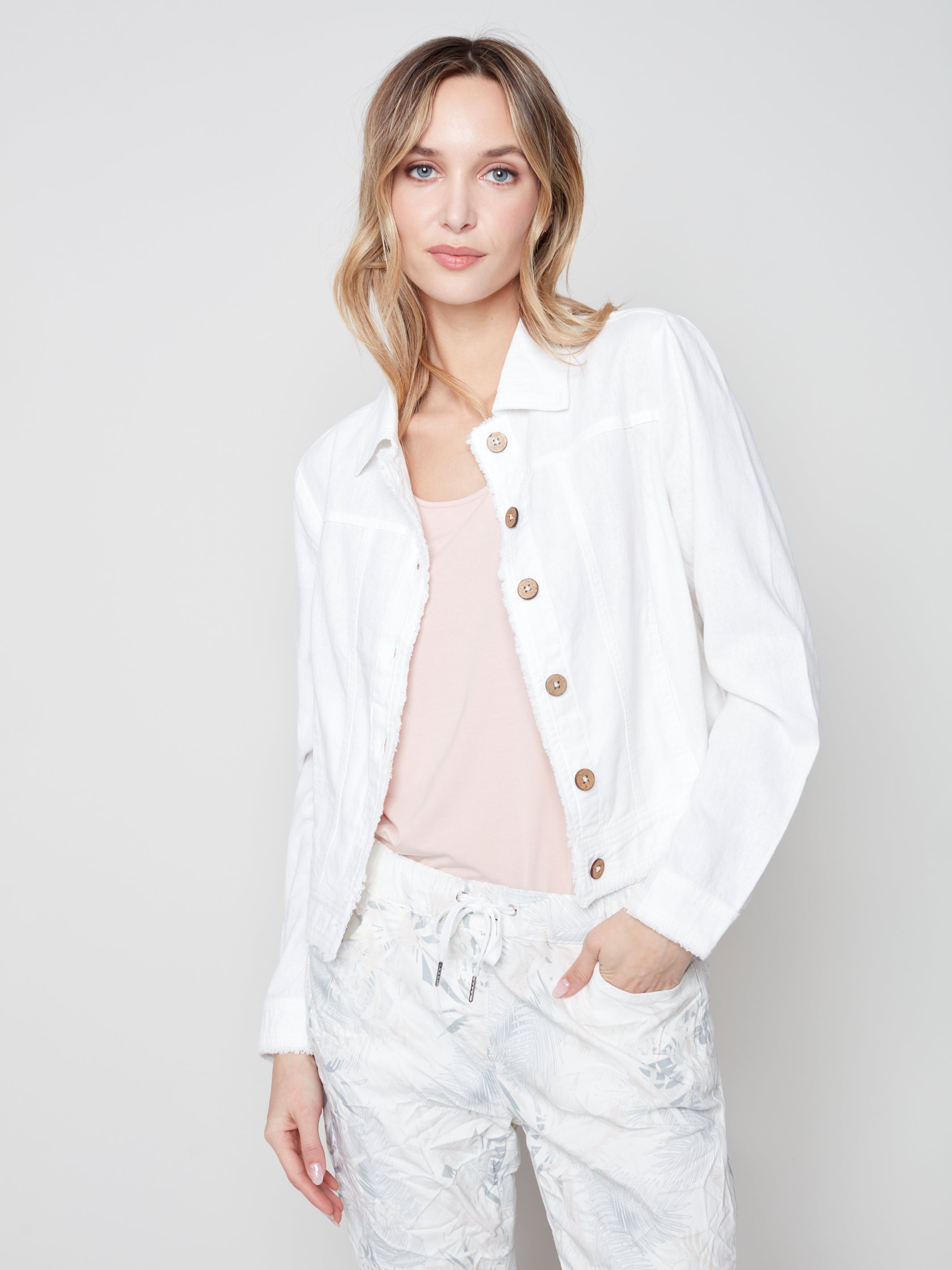 Linen Blend Jacket – Modella Lifestyle